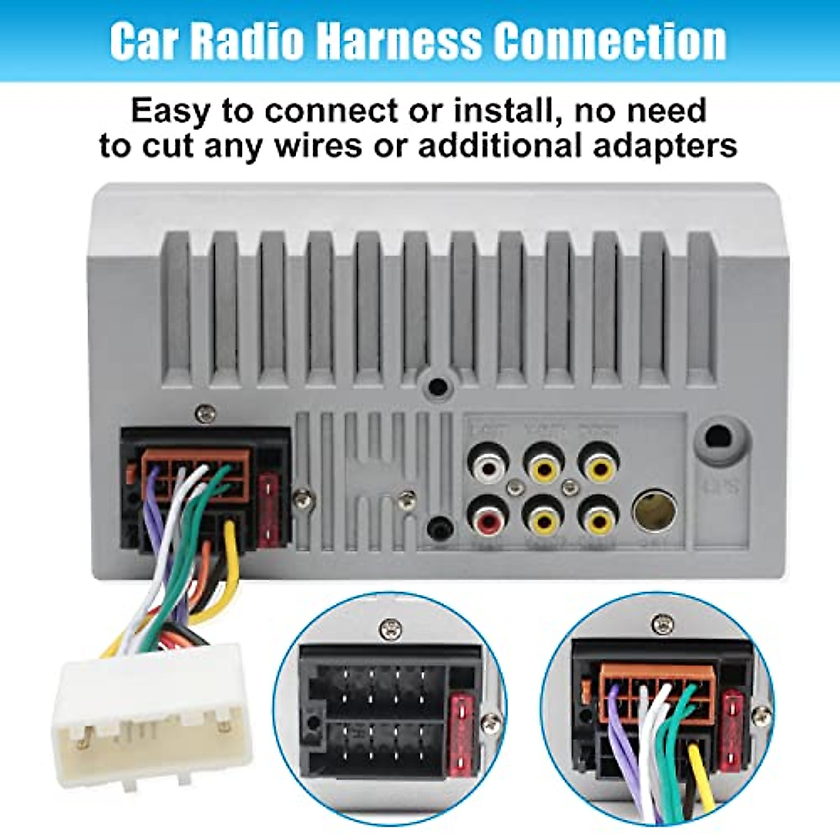 Car Radio Wire Harness Replacement for Nissan Altima Tiida Qashqai ISO Stereo CD DVD Power Speaker Adapter