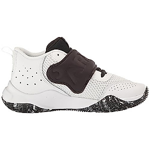 Under Armour Unisex Grade School Zone Basketball 2, (101) White/White/Black, 3.5, US