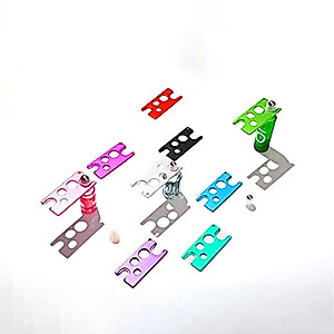 FOMIYES 2Pcs Essential Oil Bottle Opener Tool Key Corkscrew Tool Roller Balls Caps Remover Beer Can Opener for Remover Refillable Bottles Purple Pink