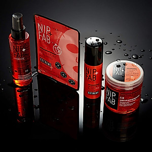 Nip + Fab Dragon’s Blood Fix Plumping Serum Extreme for Face with Hyaluronic Acid, Cactus Flower, Pro-Aging, Hydrating, Moisturizing for Fine Lines and Wrinkles, 1.7 Fl Oz