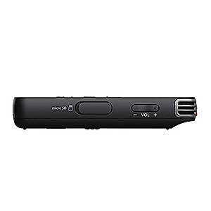Sony Voice Recorder ICD-PX Series with Built-in Mic and USB, microSD Card Slot Up to 32 GB to Expand Memory, Adjustable Microphone Range, Includes A NeeGo Lavalier Lapel Mic