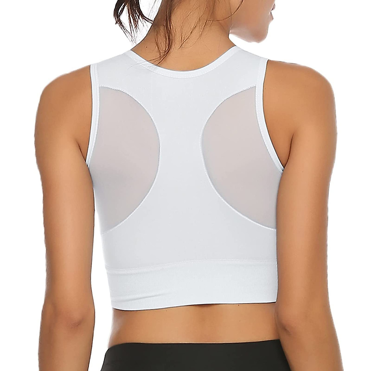 Sports Bras for Teens High Support Bra Sports Women's Bra Wireless In Built Bra Racerback Crop Sports Yoga High Bra