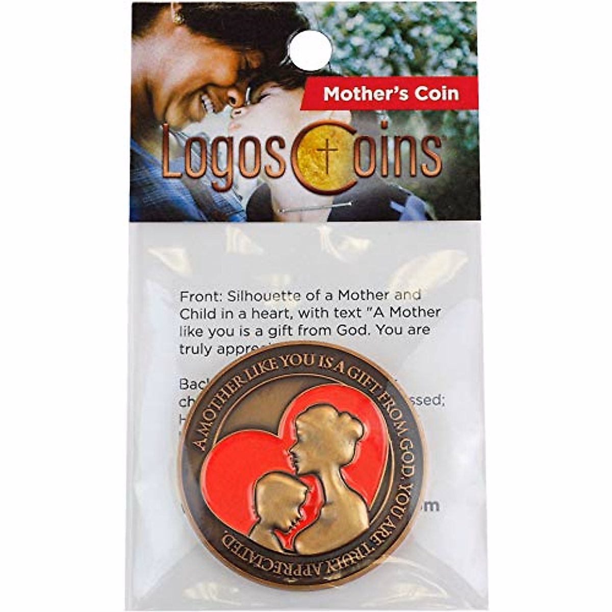 Mothers Coin, I Love You Mom Token of Appreciation, Gift for Mom, Mother's Day or Birthday Gifts for Mom from Son, Daughter, or Husband. Proverbs 31:28, Gift Idea for Women Who Have Everything