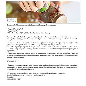 IndianArtVilla Steel Copper Chafing Dish with Sigdi Design Gel Fuel Stand, Buffet Warmer Serveware Party, 135 OZ