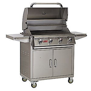 BULL 26002 NG Outlaw Natural-Gas-Grills, White