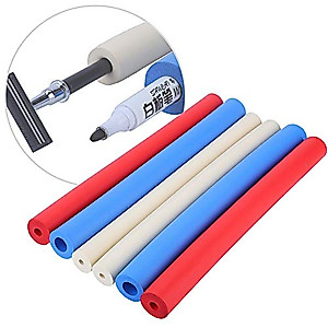 6Pcs Foam Grip Tubing, Non-slip Foam Handle Sleeve Foam Support Grip Tubing Collision Handle Cover Provides Wider Larger Grip Pipe Tool for Utensils, Pens, Pencils, Toothbrushes