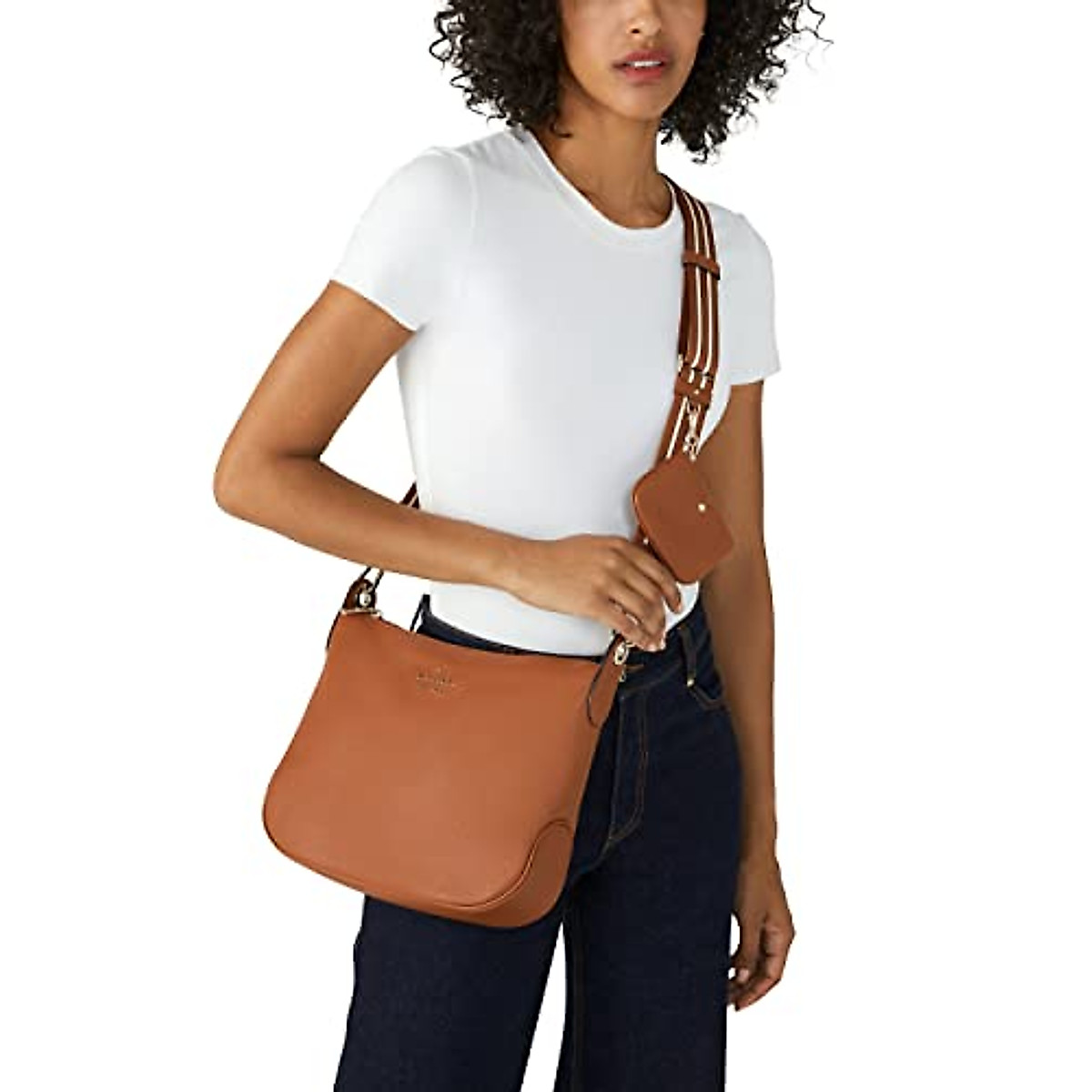 Kate Spade Rosie Leather Shoulder Bag (Warm Beige)