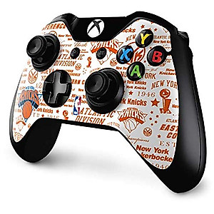 Skinit Decal Gaming Skin Compatible with Xbox One Controller - Officially Licensed NBA NY Knicks Historic Blast Design