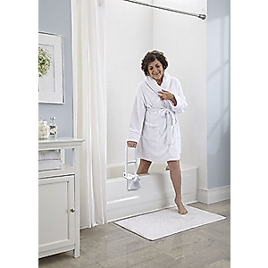 Medline Bathtub Safety Grab Bar, Handle Clamps on to Side of Bathtub Shower, Medical Tub Rail for Bathrooms is Great Elderly or After Surgery