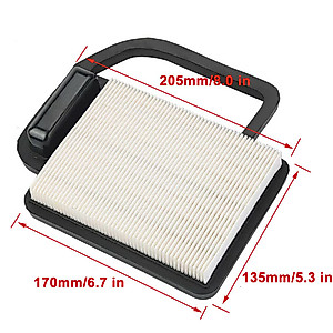 Air Filter Fuel Filter Replacement for Cub Cadet Riding Lawn Mower Model 13AX90AR056