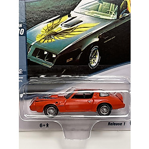 Johnny Lightning JLMC029 Muscle Car VER A 1980 Pontiac Firebird T/A Red Orange