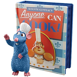 Disney Pixar Featured Favorites Ratatouille Pack with Posable Linguini Figure, Remy & Emile Figures & Accessories, Authentic Look, Collectors Gift Ages 6 Years & Older