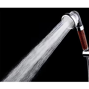 Ionic Shower Head High Pressure with Hose and Bracket, Mineral Balls Ionic Shower Head for Skin & Hair Health, Water Saving, Handheld 3 Modes Pressure Shower