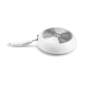 Bialetti, Ceramic OK White, 24 Inch Frypan