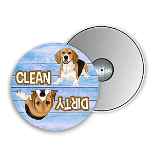 Beagle Clean Dirty Dishwasher Magnet