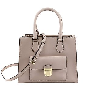 MICHAEL Michael Kors Women's Bridgette Medium Ballet Tote Leather Handbag (Ballet)