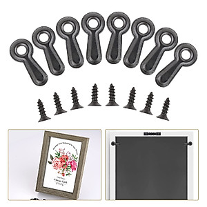 100pcs Photo Hangers Picture Frame Hardware Backing Clips Turn Button Fasteners for Cross Stitch Exhibition Painting