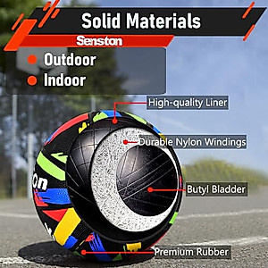 Senston 29.5 Basketball Size 7 Basketball Ball Official Size 7 Street Basketballs with Pump