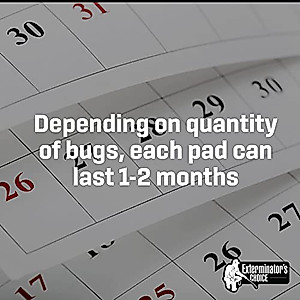 Exterminator's Choice - Indoor Glue Pad Refills - Works with Most Indoor Mosquito Lamps - Extra Sticky - Traps Mosquitos and Other Bugs - Pack of 16