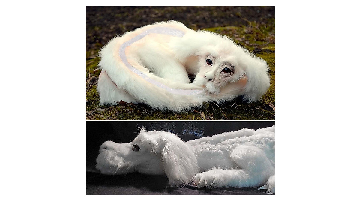 Falkor Luck Dragon Plush - Handmade Soft Toy