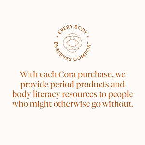 Cora Organic Applicator Tampons | Regular/Super Absorbency | 100% Cotton Core, Unscented, BPA-Free Compact Applicator | Leak Protection, Easy Insertion, Non-Toxic | 36 Tampons