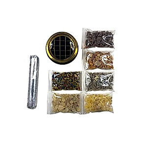 Purecense Variety Box - Charcoal Burner Set with 6 Half Ounce Premium Scents