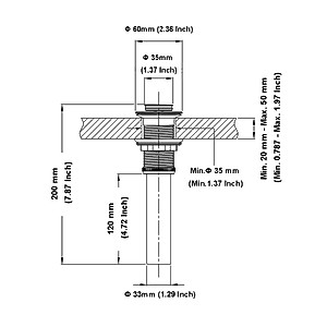 Wovier Bathroom Faucet Vessel Vanity Sink Pop Up Drain Stopper Without Overflow,Brushed Nickel