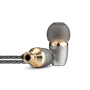 Betron in-Ear Headphones with Microphone - Extra S/M/L Noise Isolating Earbud Tips, Carry Case, Tangle-Free Cable, Wired 3.5mm Connection