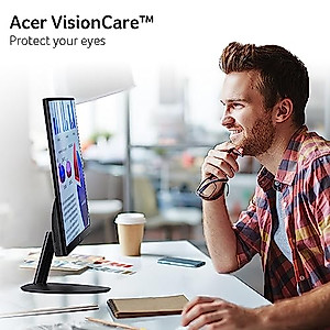 Acer SB242Y Hbi 23.8" Full HD (1920 x 1080) Zero-Frame Gaming Office Monitor | AMD FreeSync Technology | Ultra-Thin Stylish Design | 100Hz | 1ms (VRB) | Low Blue Light | Tilt | HDMI & VGA Ports