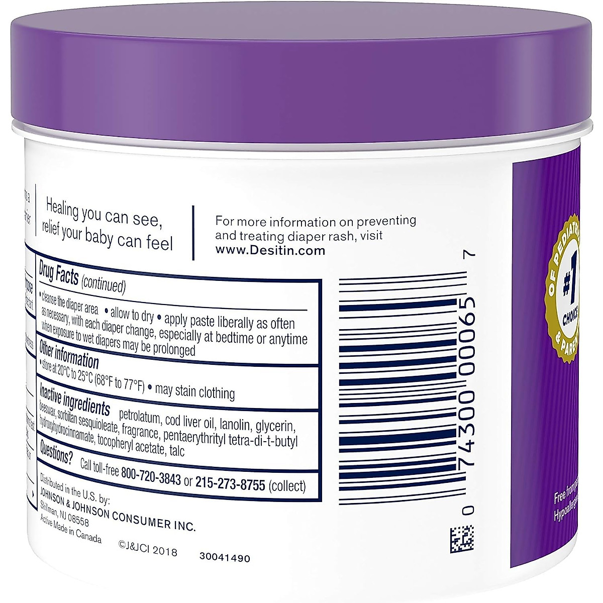 Desitin Maximum Strength Baby Diaper Rash Cream with 40% Zinc Oxide for diaper rash Relief & Prevention, 16 oz