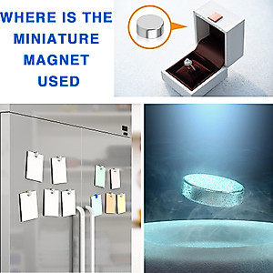 TRYMAG Magnets, 3x1 300Pcs Tiny Magnets Mini Magnets Small Round Disc Office Magnets for Fridge, Whiteboard, Billboard, Hobbies, Dry Erase Board