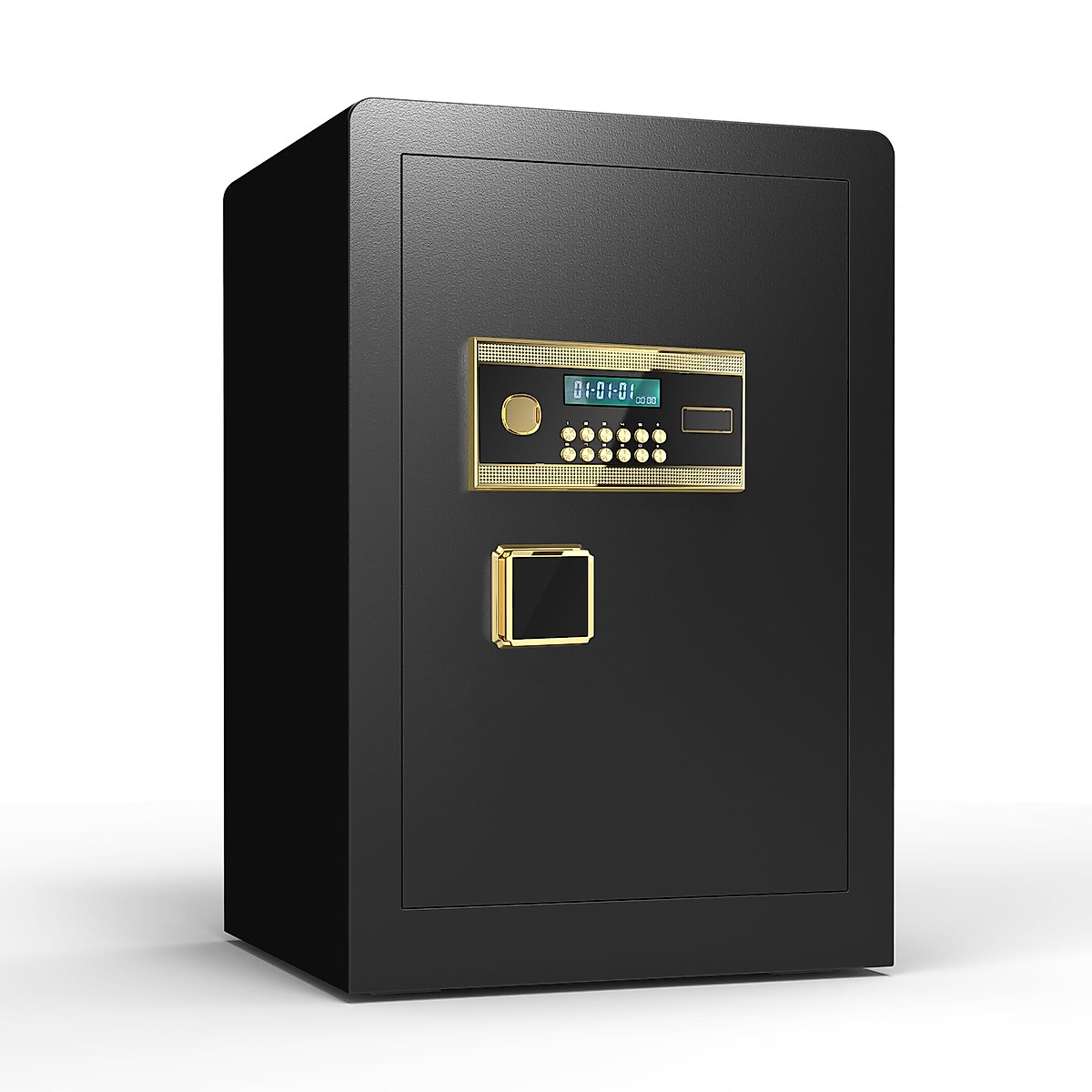 2.4 Cu.ft. Safe Box with Digital Keypad, Anti-Theft Safe with Key & Removable Shelf, 21.65-Inch Digital Security Safe for Home Office, Cabinet Safe with Password Lock for Cash Jewelry Documents