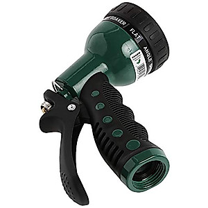 Dramm 12704 9-Pattern Revolver Spray Nozzle, Green
