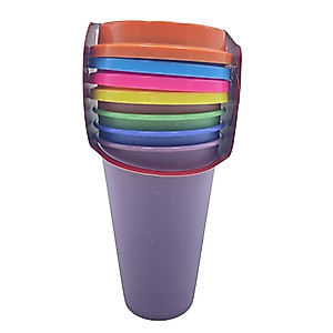 TAL Color Changing To-Go Reusable Hot Cups Set, 16 oz, 4 Pack