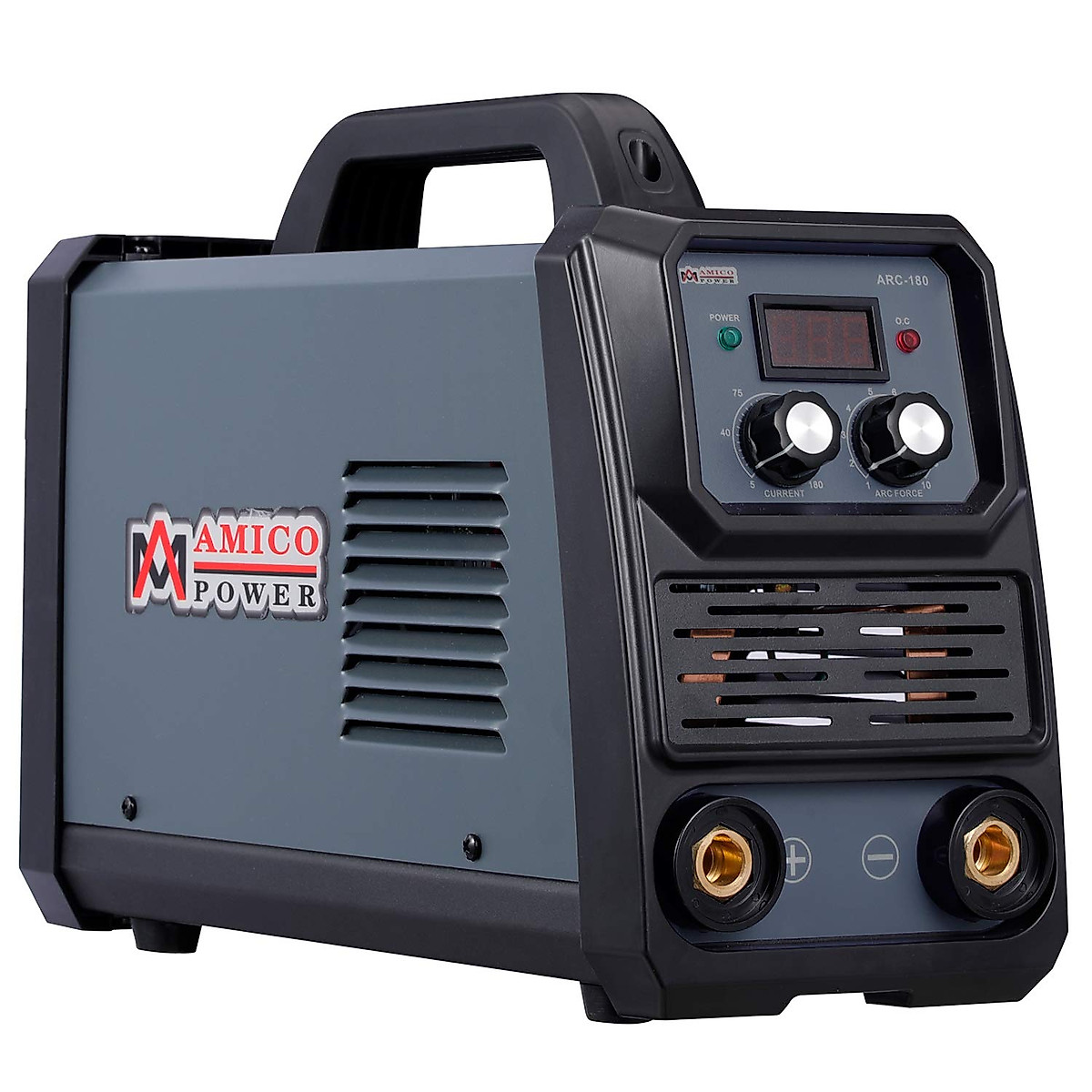 Amico ARC-180, Professional 180-Amp Stick Arc Lift-TIG Inverter Welder, 80% Duty Cycle, 100-250V Wide Voltage