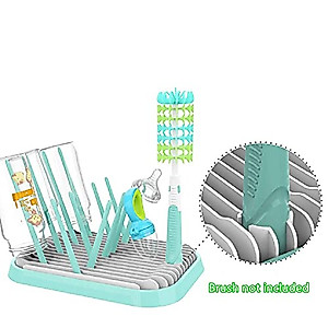 ComfZtar Baby Bottle Drying Rack Dryer Space Saving Travel Holder for Pump Cup Plastic Accessories