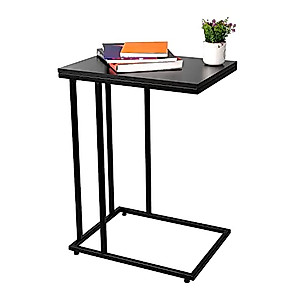 JAUZVIL Sofa and Bedside Table, Snack Table, Small Space Side Table: Living Room, Bedroom, Bathroom, Country Snack Table (Portrait)