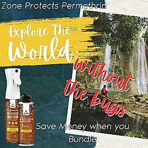 Zone Protects Realtree Invisible Hunter Permethrin Insecticide - 10oz Continuous Spray, Protects Gear & Tents, 0.5% Permethrin, Kills on Contact