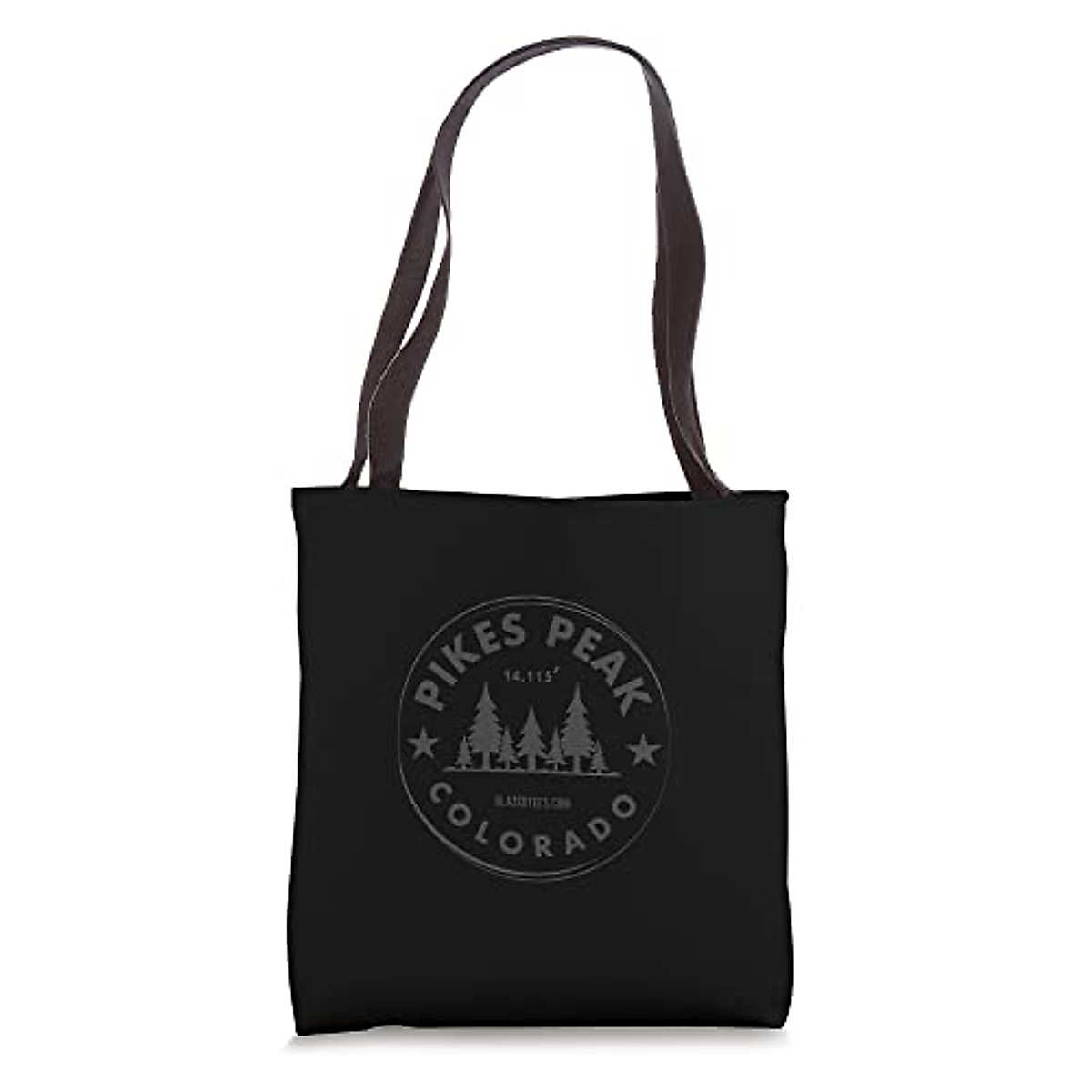 Pikes Peak Colorado - Mountain Forest CO Blackout Tote Bag