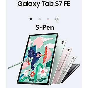 F-TECH Galaxy Tab S7 FE Pen Replacement for Samsung Galaxy Tab S7 FE 2021 Table Stylus S Pen Stylus (EJ-PT730) +Tips/Nibs (Black)