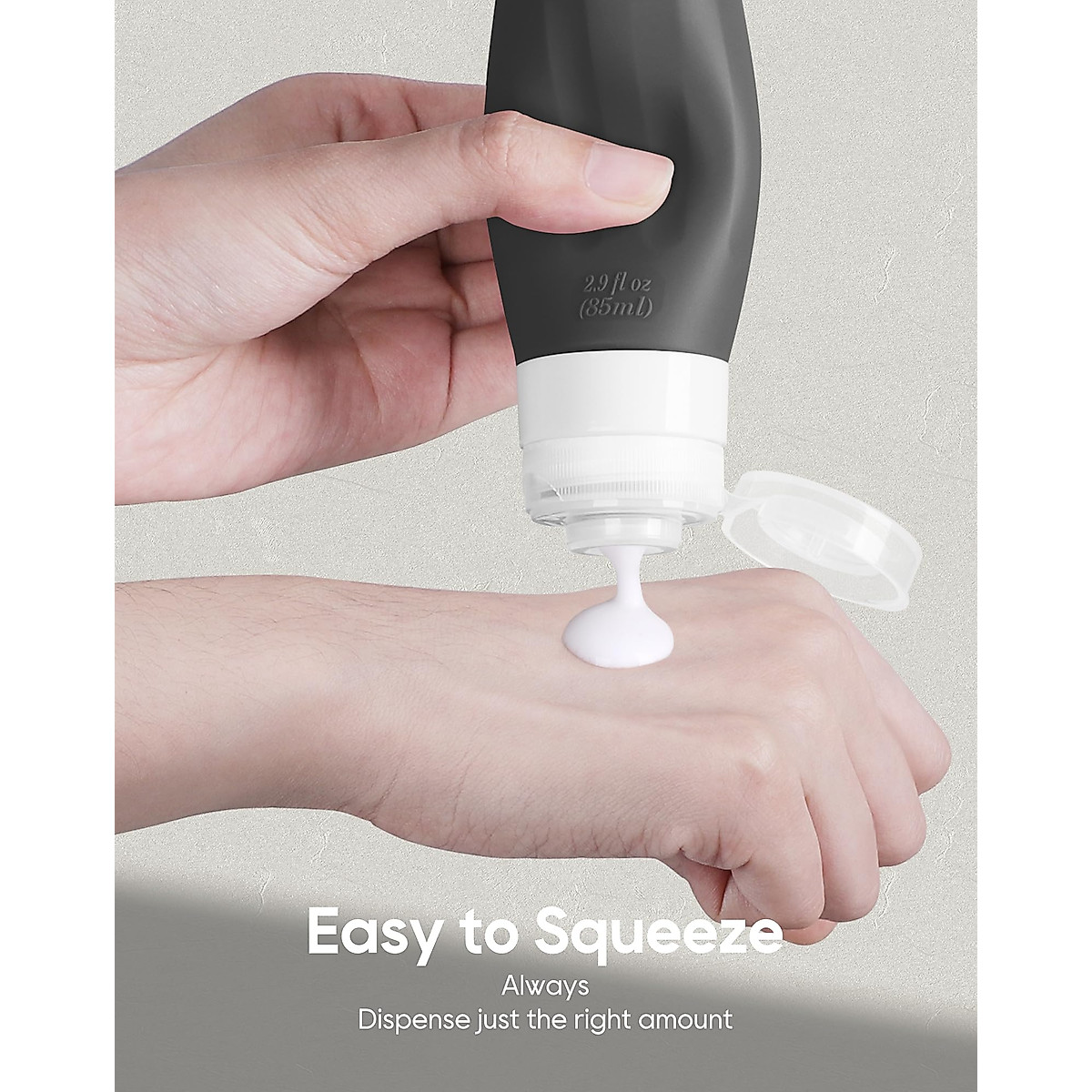 Morfone 16 Pack Silicone Travel Bottles Set for Toiletries TSA Approved Travel Containers Leakproof Squeezable Refillable Accessories 2oz 3oz for Shampoo Conditioner Lotion Liquids (BPA Free)