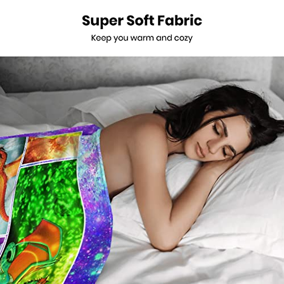 Zifoca Fleece Throw Blankets for Couch Sofa Bed, Flannel Blanket Lightweight Fuzzy Blanket Throw Size Warm Plush Blankets Gifts for Husband Wife Girlfriend Boyfriend Birthday 50"x 40"