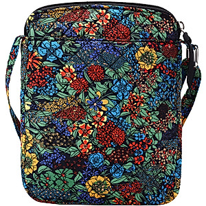 Brentano Cotton quilted small crossbody wallet purse (DESERT BLOOM)