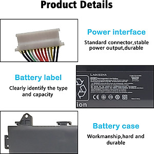 LAQUEENA SU06XL Laptop Battery Compatible with HP Spectre X360 15-DF0000 15-DF0000NF 15-DF0000NO 15-DF0000NV 15-DF0000NX 15-DF0000TX 15-DF0005TX 15-DF0011NF 15-DF0025NA 15-DF0044NB 15-DF0757NZ
