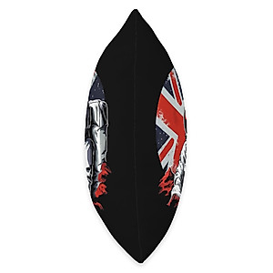 Cool Britain on Moon Cool Britain Space Throw Pillow, 16x16, Multicolor