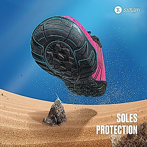 SIMARI Mens Womens Water Shoes Sports Quick Dry Barefoot Diving Swim Surf Aqua Walking Beach Yoga 212 Rose