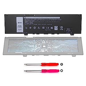 F62G0 Battery 11.4V 38Wh 39DY5 F62GO Laptop Replacement for Dell Inspiron 13 7000 7373 7370 7386 2-in-1 7380 5370 P83G P83G001 P91G P91G001 P87G P83G002 P87G001 Vostro 5370 0RPJC3 039DY5 RPJC3 0F62G0