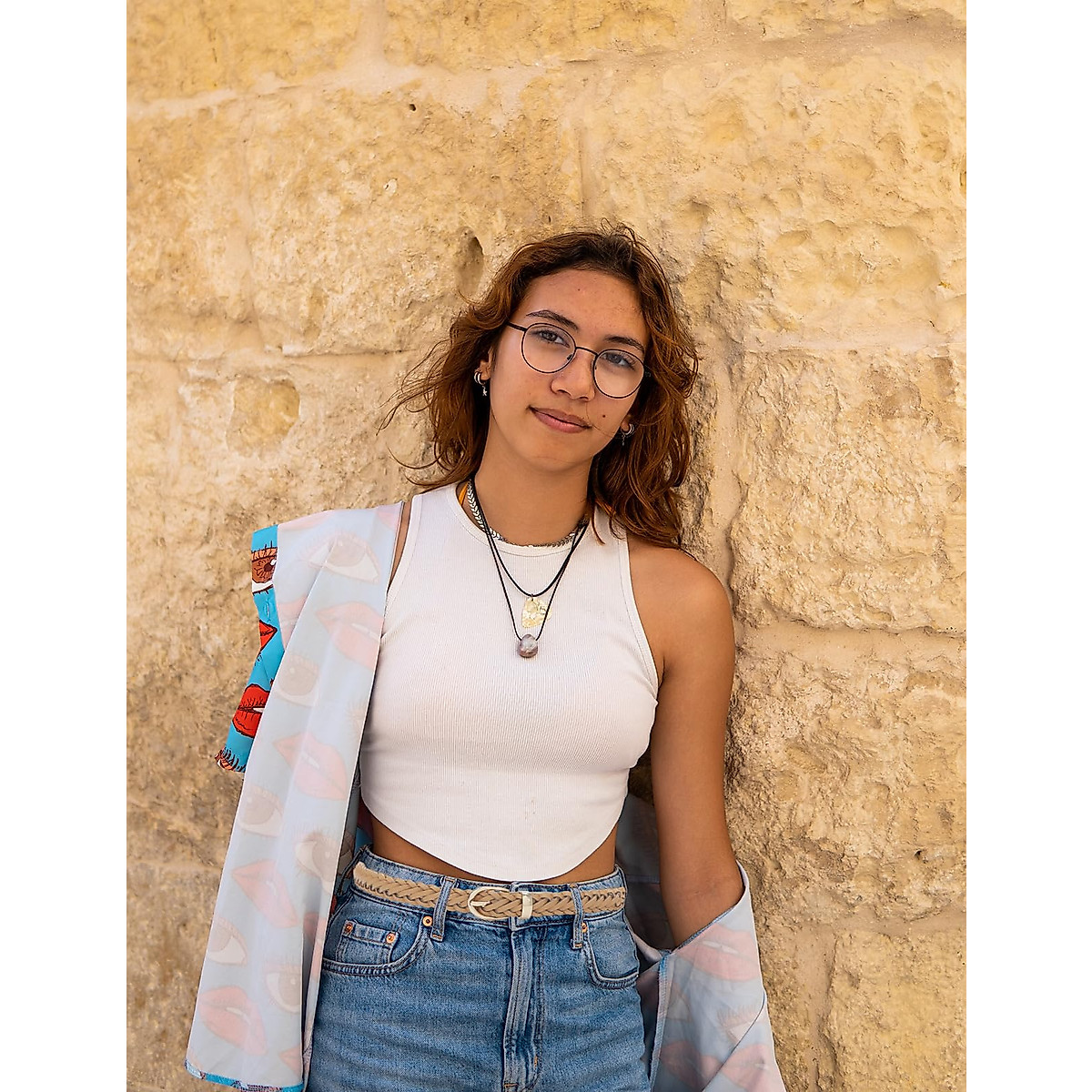 Pettata 2 Pack Thin Braided Belts for Women Classic Waist Belt Skinny Woven Strap for Jeans Pants Dress Black Beige Small