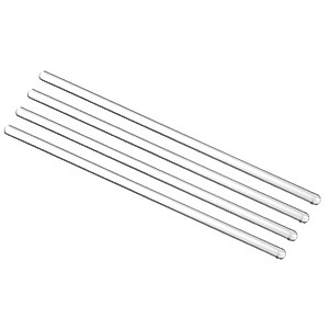 MECCANIXITY 3.3 Borosilicate Glass Stick 7.9" Length 7mm Dia Stir Rod Mixing Tools 4Pcs