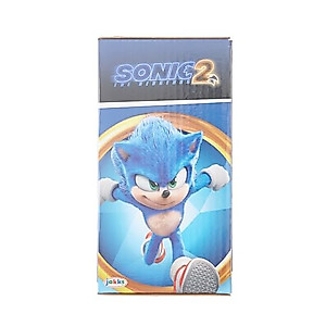 Sonic the Hedgehog Sonic 2 Movie 4" Action Figure 2 Pack - Sonic & Knuckles , Red